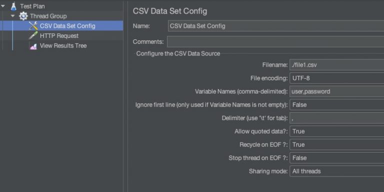 How To Use Csv Data Set To Configure Jmeter Tests